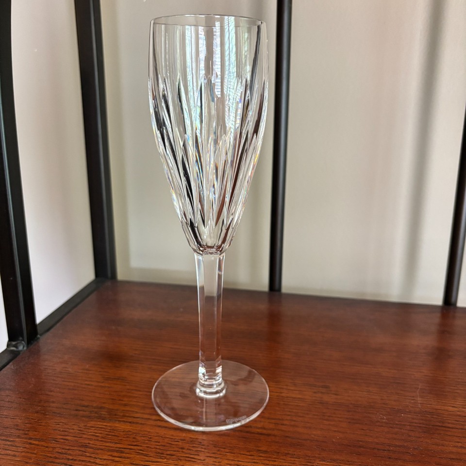 Waterford Crystal CARINA Champagne Flute EUC 8 1/2" Vintage Gothic Mark ...