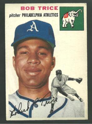 1954 Topps #148 Bob Trice Vintage Baseball Card MLB Philadelphia ...