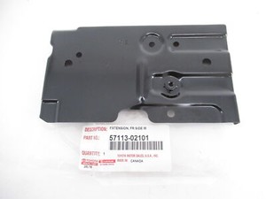 Genuine OEM Toyota 57113-02101 Passenger Front Side Member Rail ...