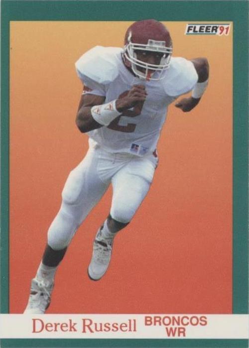 1991 Fleer Derek Russell #424 for sale | eBay