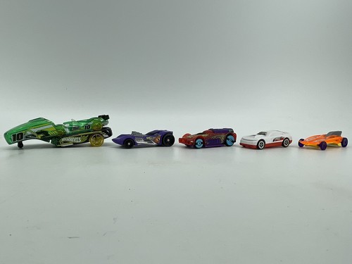 Hot Wheels 6 Piece Cars Lot X Trayn Hi Tech Missle Burger King Formula ...