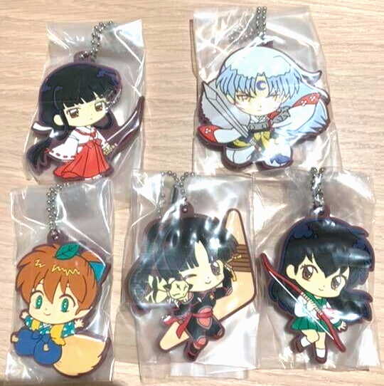 Inuyasha Rubber Strap Gacha Set of 5 Japanese Anime Manga | eBay