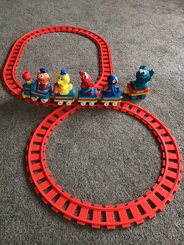 Vintage TYCO Sesame Street Wind-Up Train Set with Track - READ | eBay