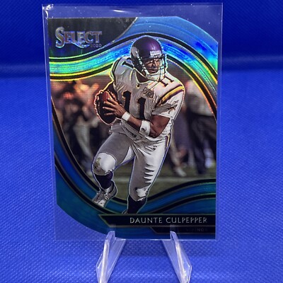 2020 Select Daunte Culpepper Field Level Light Blue Prizm Die Cut ...