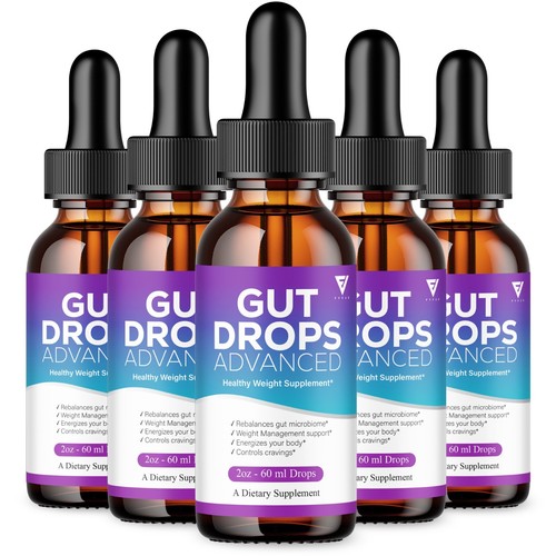 (5 Pack) Gut Drops Supplement GutDrops Maximum Strength Overall ...