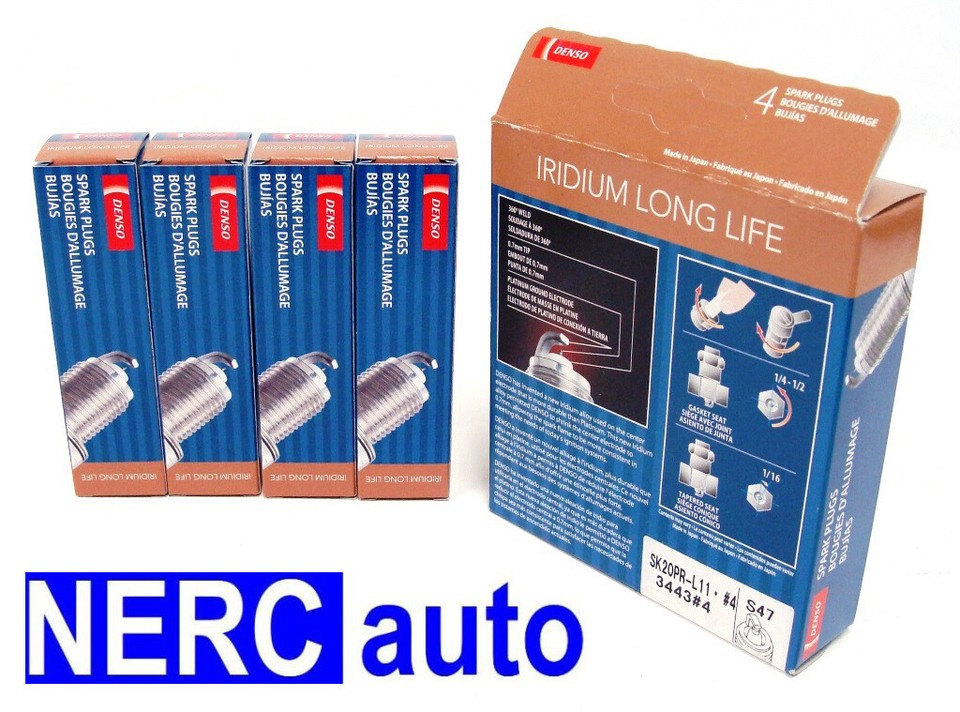 DENSO IRIDIUM LONG LIFE Spark Plugs SK20R11 3297 Set of 4 | eBay
