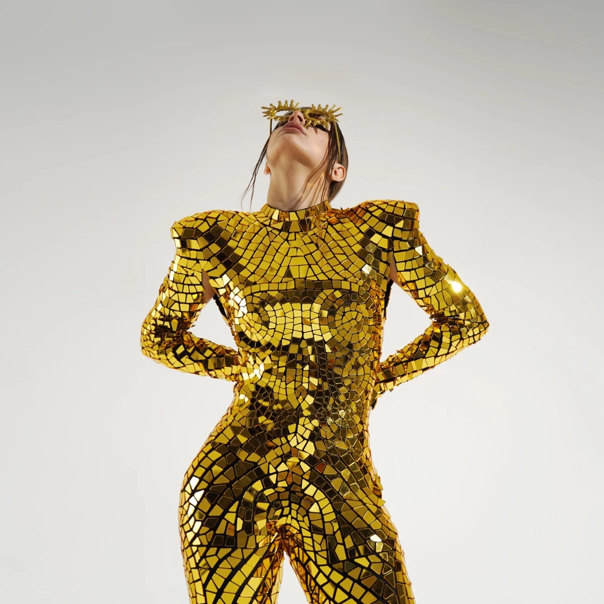 Gaga Gold Wings Outfit
