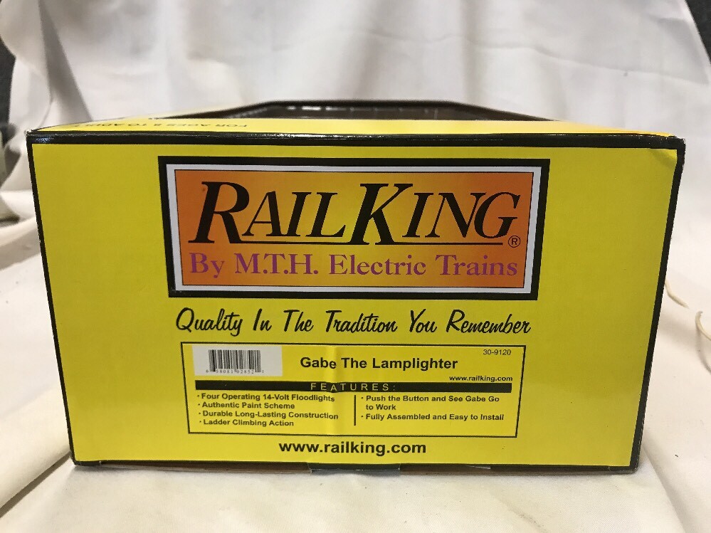 MTM Rail King Gabe the Lamplighter Accessory 30-9120 NIB (12K) | eBay