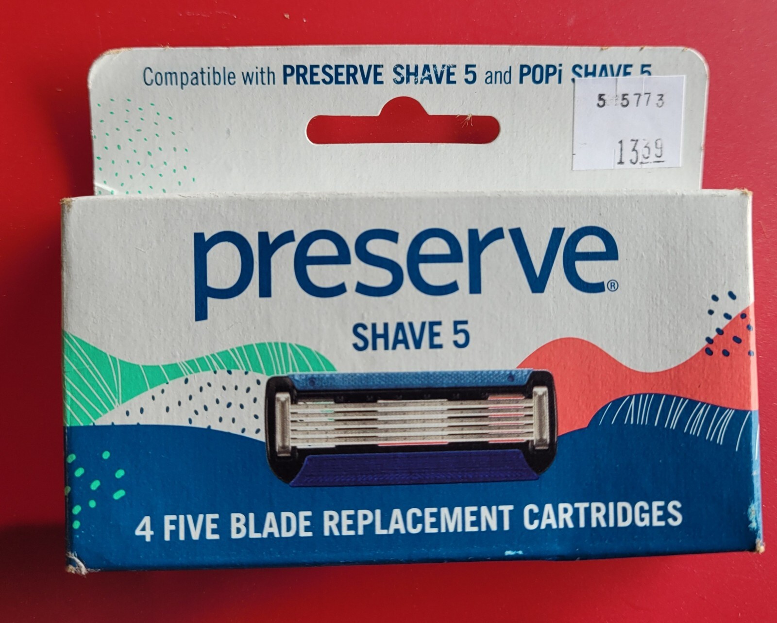 Preserve Shave 5 Blade Replacement Blades 4 Ct for sale online | eBay