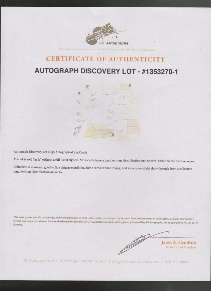 "One Flew Over the Cuckoo’s Nest" Louisa Moritz Signed 3X5 Card JG ...