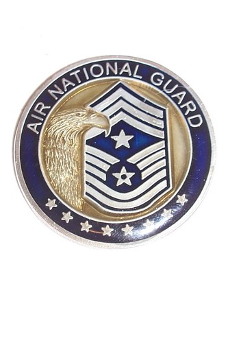 Air National Guard Challenge Coin Presented by Command Chief Master ...