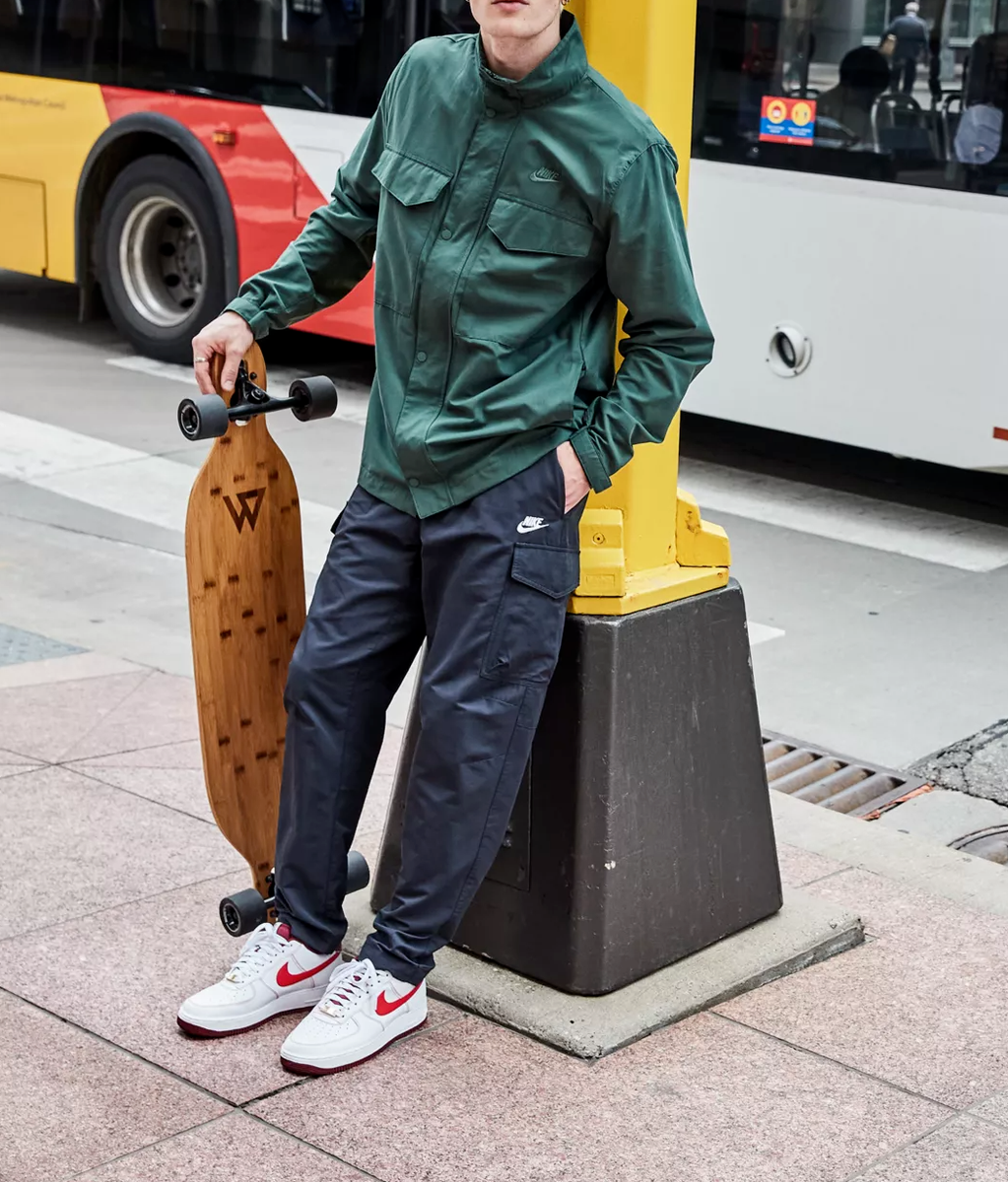Nike Men's Sportswear M65 Galactic Jade Woven Jacket (CZ9922 Nike Men's Sportswear M65 Galactic Jade Woven Jacket (CZ9922