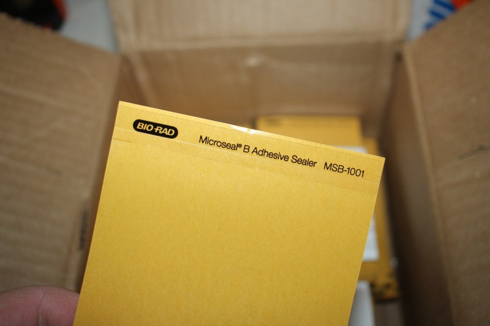 Lot of 500 Bio-Rad Microseal B Adhesive Seals MSB-1001 | eBay