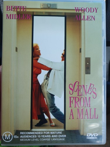 SCENES FROM A MALL DVD WOODY ALLEN CULT COMEDY FILM BETTE MIDLER & BILL ...