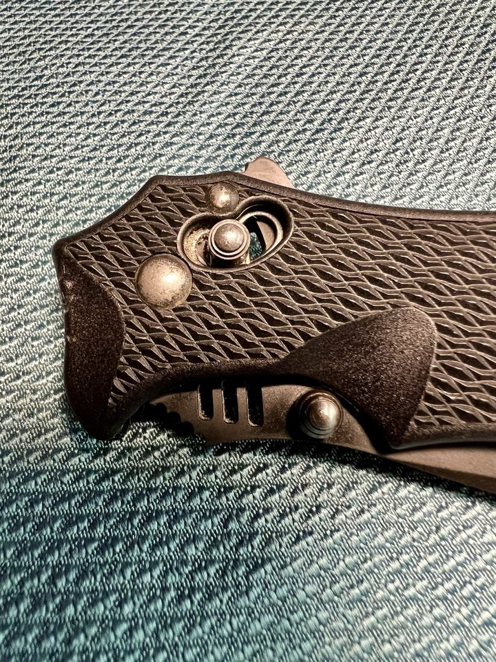 SOG Vulcan Mini VG-10 Seki Japan Arc Lock Black Folding Pocket Knife ...