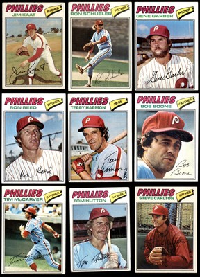 1977 Topps Philadelphia Phillies Near Team Set 3.5 - VG+ 5667568 (19 / ...