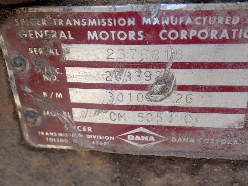 Spicer CM-5052-C 5 Speed Manual Transmission Truck CM5052 | eBay