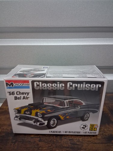Monogram '56 Chevy Bel Air Classic Cruiser 1:24 Scale Model Kit New ...