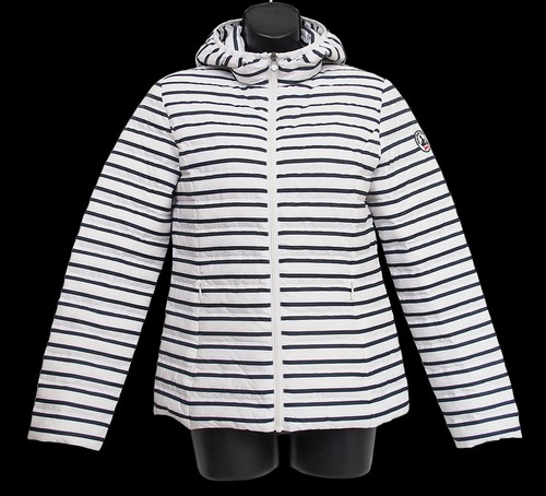 JOTT Just Over The Top Cloe Women's Down Hooded Striped Jacket Size XS ...