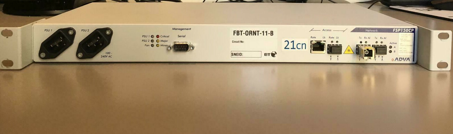 ADVA FSP150CP Optical Fibre Access Switch F150/BT-/CP/GIG/2AC | eBay