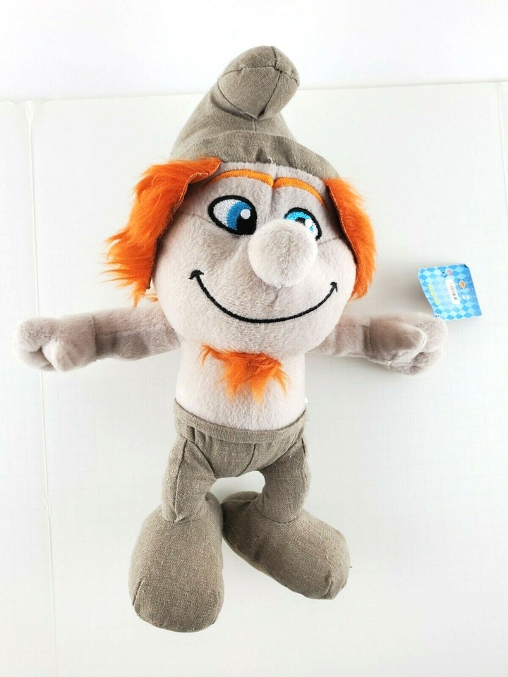 NWT The Smurfs 10" Plush Figure Doll - HACKUS SMURF 2013 Stuffed Animal ...