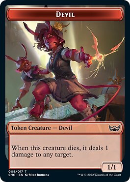 Devil // Copy Double-Sided Token Streets of New Capenna Foil for sale ...