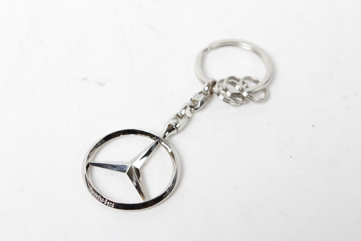 Genuine Mercedes Benz Brussel Silver Keyring Key Chain Chrom B66957516 ...