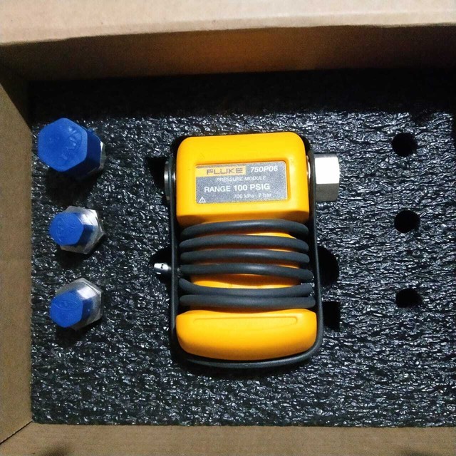 Fluke 750P06 Gauge Pressure Module 100 PSI 7 Bar 700 KPA for sale ...