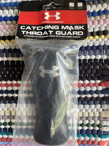 Under Armour Catching Mask Throat Guard, Adult, UATG-A-BK, New Sealed ...