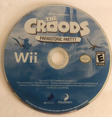 The Croods: Prehistoric Party! (Nintendo Wii) - DISC ONLY | eBay