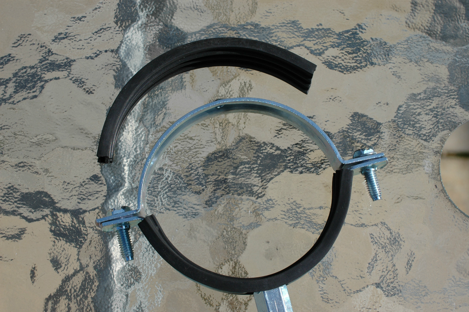 Boiler Flue Brackets All Sizes From 48mm - 125mm - Zinc Coated - 300mm ...