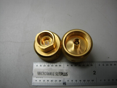 Pair of ADAMS RUSSEL CONNECTORS PLUG to NMD 3.5 cable end adapter NEW ...