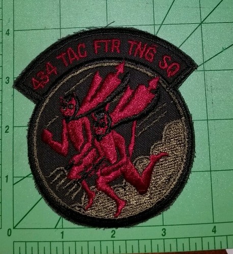 Authentic USAF 434th TFTS Tactical Fighter Training Squadron Patch ...