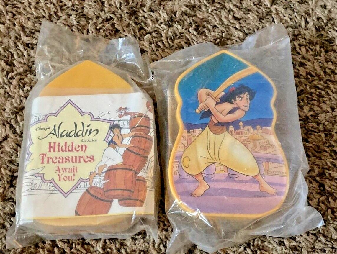 1994 DISNEY'S ALADDIN HIDDEN TREASURES BURGER KING KIDS MEAL TOY ...