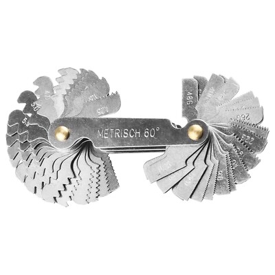 Efficient Thread Pitch Gauge Set Metric and Imperial 51pc Measuring ...