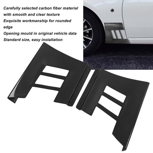 1 Pair Side Bumper Mudguard Carbon Fiber Guards For Car Modification | eBay