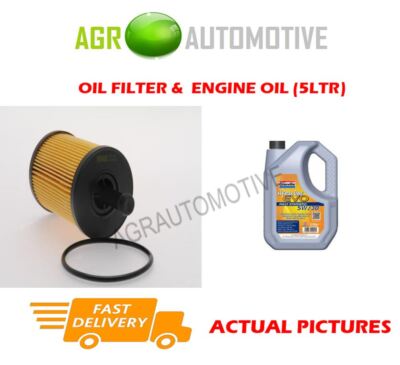 FOR AUDI A2 1.4 90 BHP 2003-05 OEM SPEC DIESEL OIL FILTER + VL 5W30 ...