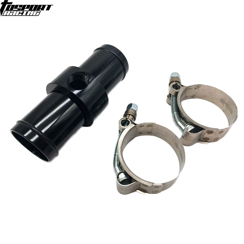 1Pcs Aluminum Inline Radiator Hose Temperature Sensor Adapter 3/8 NPT ...