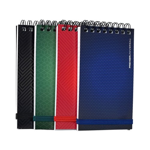 A7 Pocket Note Pads Spiral Multi-coloured Lined Notebook Notepad ...