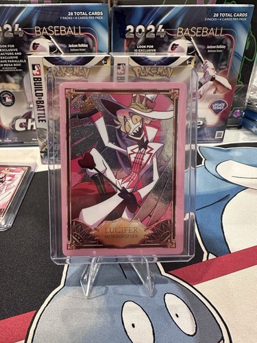 Hazbin Hotel Trading Card PINK FOIL 2nd edition Lucifer Morningstar 26/ ...