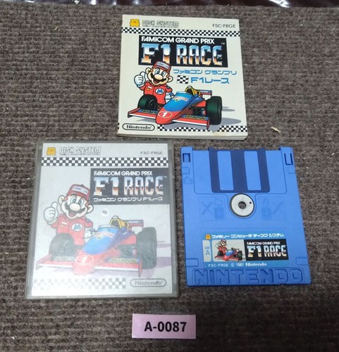 Famicom Grand Prix F1 Race Nintendo Famicom Disk System Racing FSC-FRGE ...
