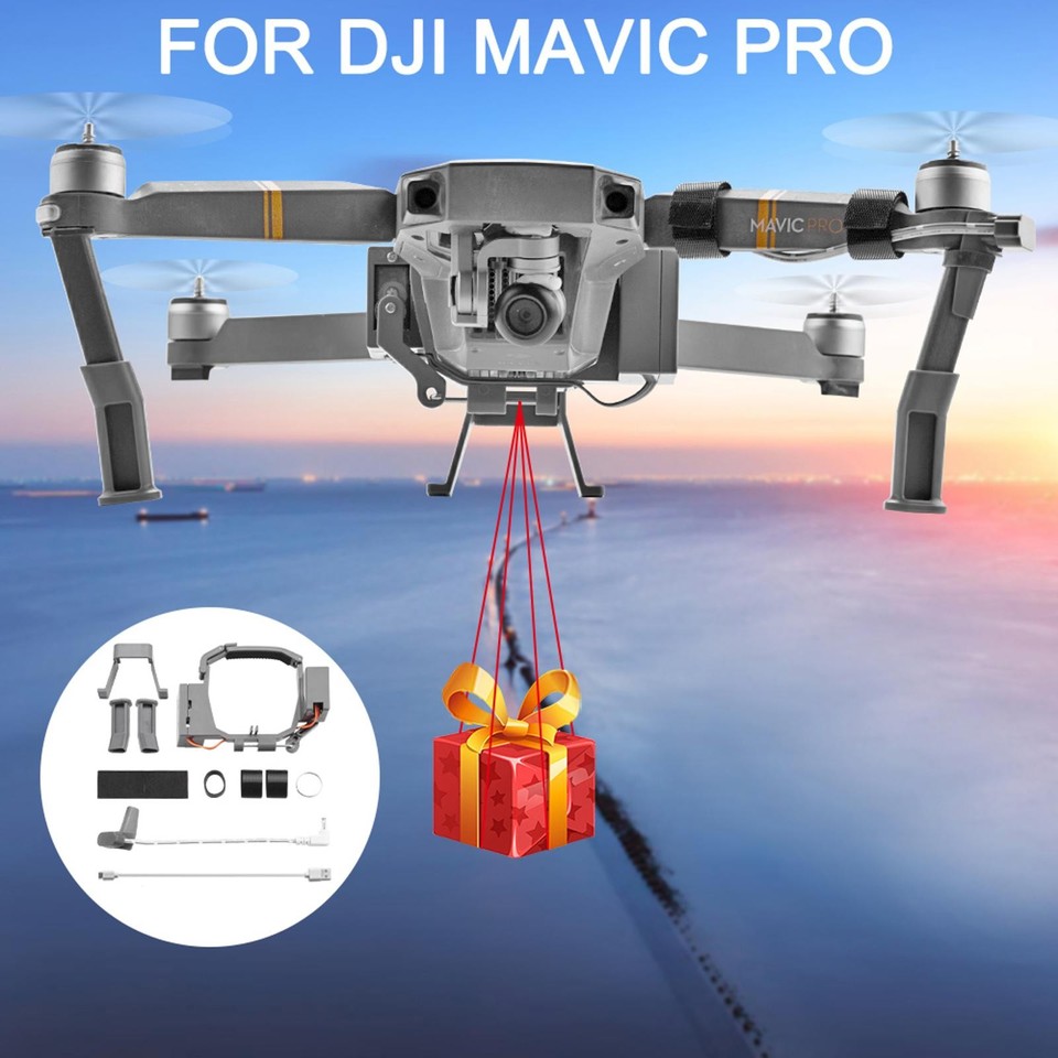 Air Thrower Gift Delivery Dropping System For DJI Mavic Pro RC Drone ...