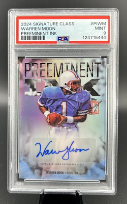 2024 Topps Signature Class WARREN MOON Auto Preeminent Ink PSA 9 MINT ...