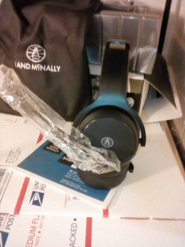 Rand McNally ClearDryve 50 2-in-1 Wireless Bluetooth Headphones/Headset (Black) 194026443085| eBay