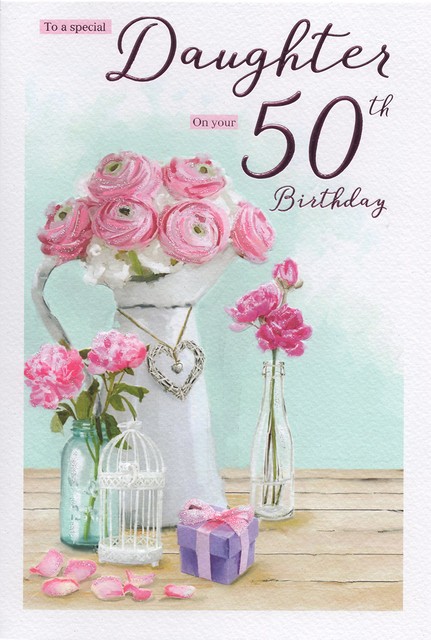 for a Special Daughter on Your 50th Birthday Card for sale online | eBay