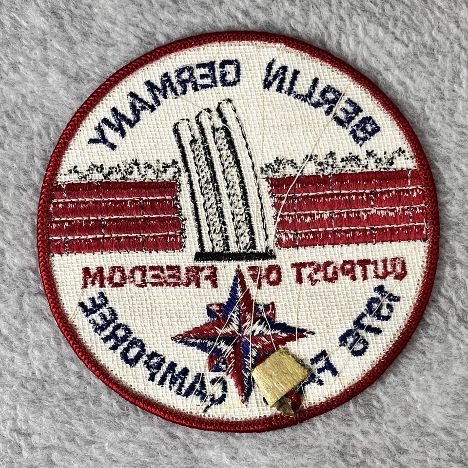 BSA Patch Berlin Germany Fall Camporee Transatlantic Area Vintage 1976 ...