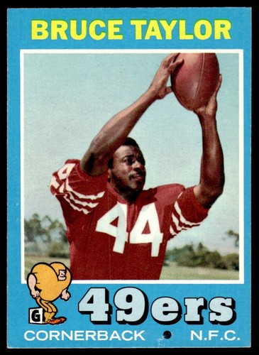 1971 TOPPS BRUCE TAYLOR RC SAN FRANCISCO 49ERS #239A | eBay