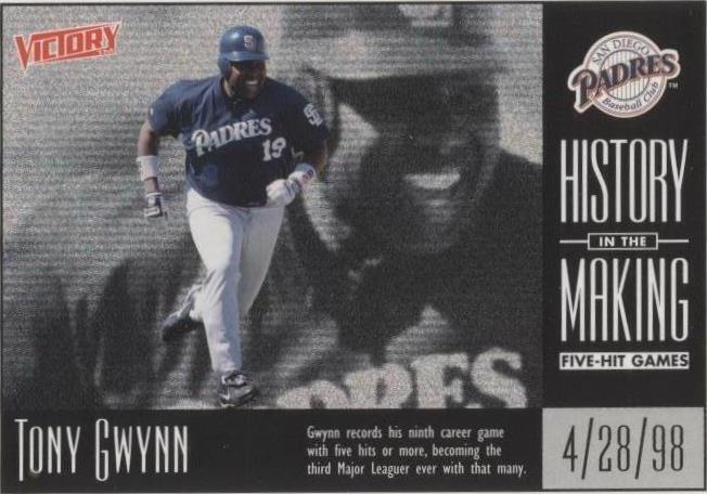 1999 Victory - History in the Making Tony Gwynn #338 for sale online | eBay