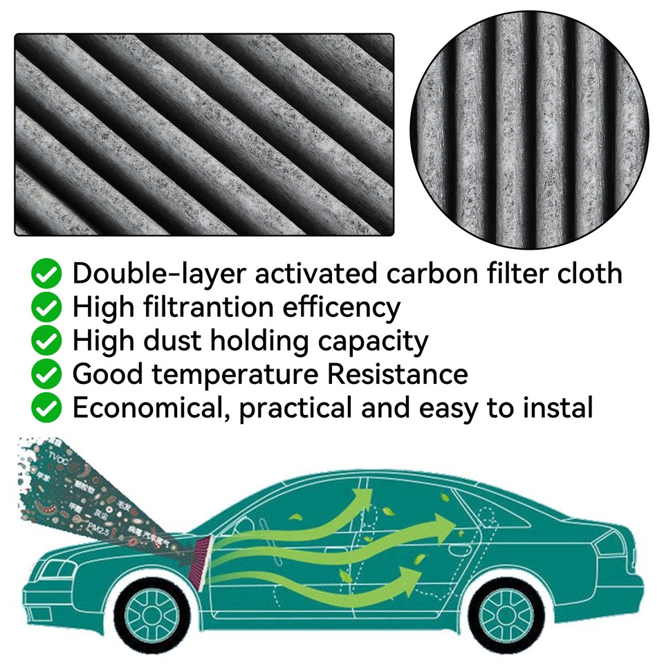 Car Pollen Cabin Air Filter 97133-L1000 For Hyundai Elantra Santa Fe ...
