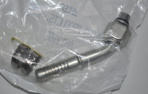 NEW ATCO AN1316C AN1316 AOC 45 Deg 10H 8F Fitting with Clamps BT0-5021 ...